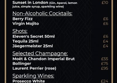 Explore the Menu at Eleven Restaurant Stanmore | International Dishes