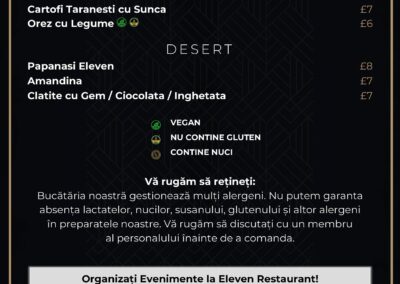 Explore the Menu at Eleven Restaurant Stanmore | International Dishes