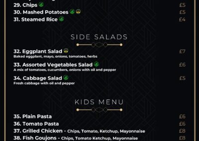 Explore the Menu at Eleven Restaurant Stanmore | International Dishes